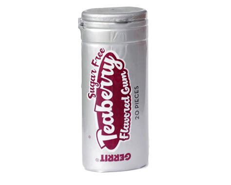 Teaberry Chewing Gum Sugar Free 99 Oz Tubes 12 Box Candy Favorites