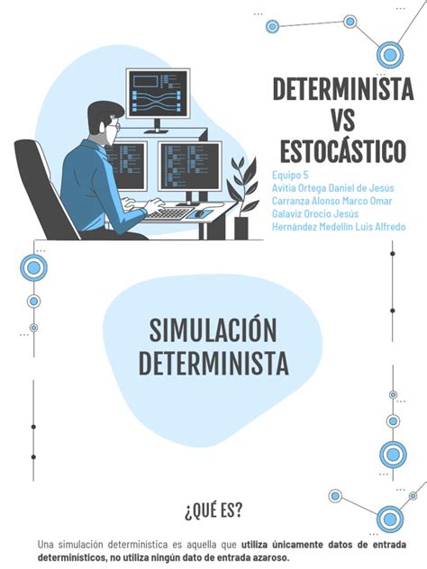 Determinista Vs Estocástico Pdf Estocástico Simulación
