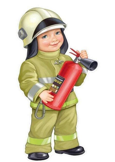 Картинка пожарный для детей