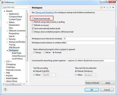 Build And Clean Selected Files In Eclipse Cdt Mcu On Eclipse