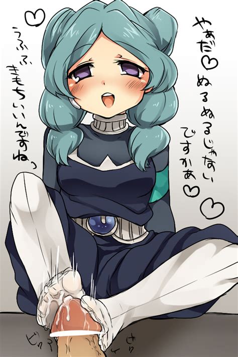 Rule 34 After Training Beta Inazuma Eleven Cum Feet Foot Fetish Footjob Green Hair Hoshihuri