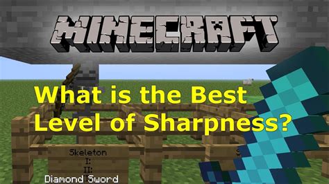 Max Level Sharpness Minecraft At Kimberly Obrien Blog