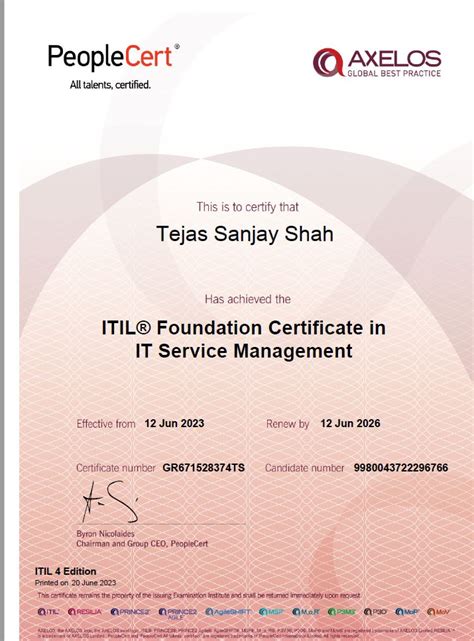 Tejas Shah On Linkedin Itilcertified Itsm Oracle