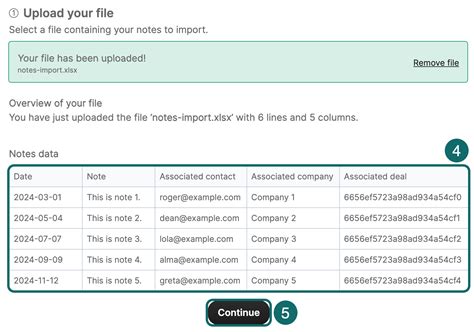 import notes home