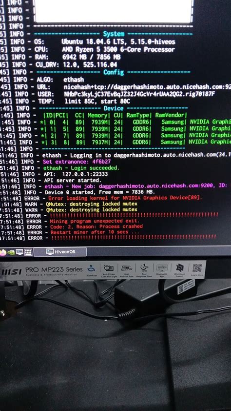 Getting An Error Error Loading Kernal For Nvidia Device What To Do With This Nvidia