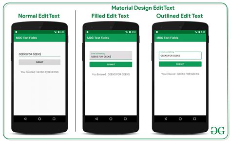 material design edittext in android with examples software