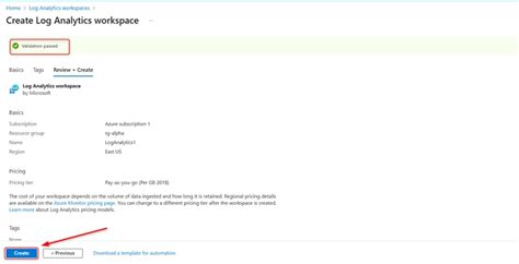 Mastering Azure Monitoring Deploying Log Analytics Workspace Step By
