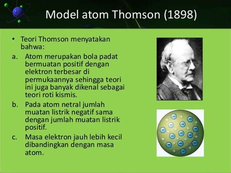 Model Atom Roti Kismis Dikemukakan Oleh Seputar Model