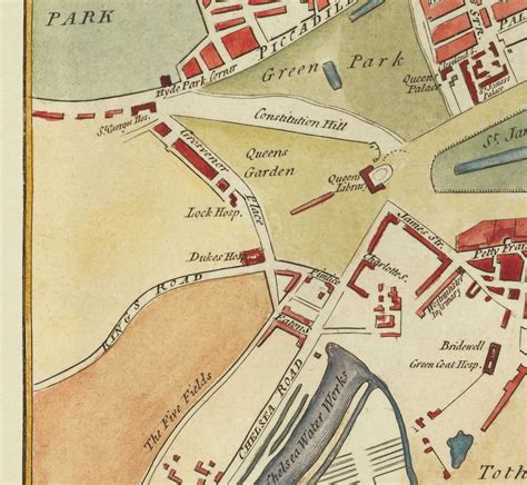 Rare Old Map Of London By Hogg 1784 Westminster City Of London So