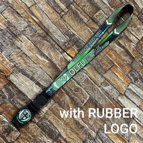 Olfu W Rubber Logo Id Lace Lanyard Lazada Ph