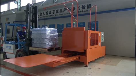 Efficient Pallet Handling Solutions For Manufacturing Operations Orbital Stretch Wrapper