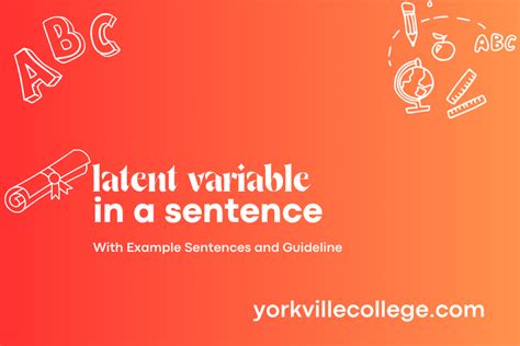 How To Use Latent Variable In A Sentence Easy Examples