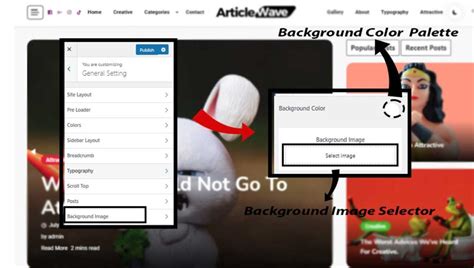 How To Add Change Background Image In Your Website Article Wave