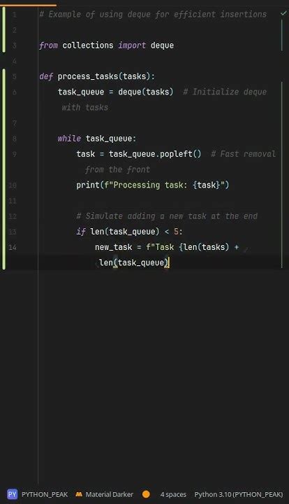 How Can Deque Speed Up Insertions In Python Why Deque Is Your Secret Weapon In Python Youtube