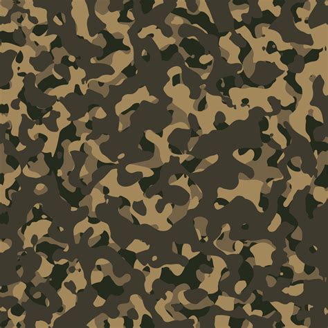 Army Camouflage Vector Seamless Pattern Texture Military Camouflage Repeats Seamless Army