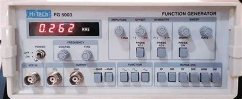 3 Mhz Function Generator Sine Square Triangular Model Name Number Fg5003 At ₹ 8000 Unit In Pune