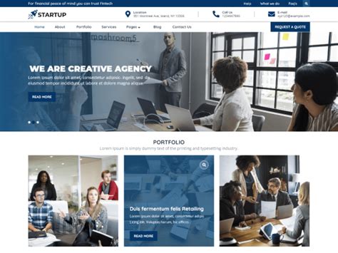Startup Solutions Free Blogging Wordpress Theme Download