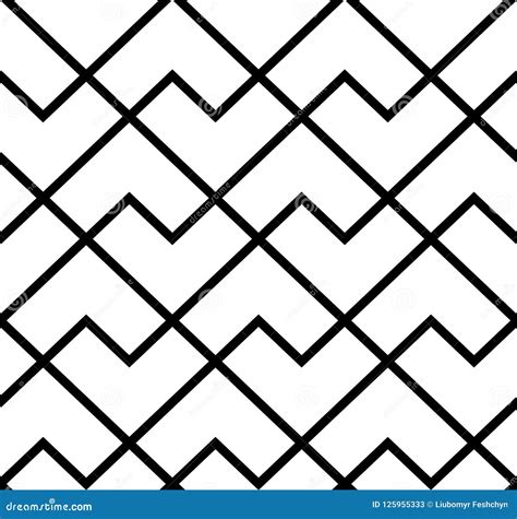 The Geometric Pattern With Stripes Seamless Vector Background Stock Vector Illustration Of