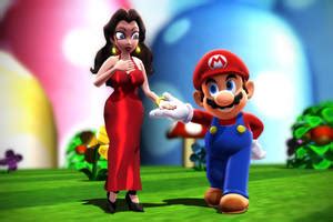 Mario X Pauline Kiss By Fcomk On Deviantart