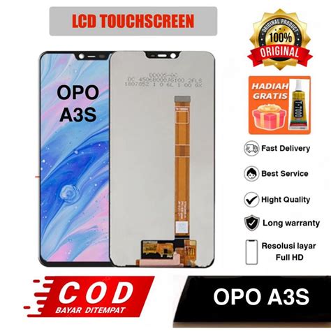 Jual Lcd Touchscreen Oppo A3s Fullset Original Lem Shopee Indonesia