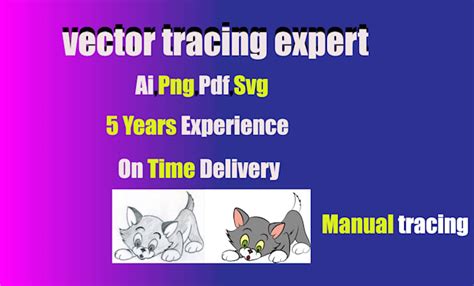 Vectorize Logo Cartoon Images Sketch In High Quality By Mr