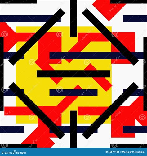 Abstract Vibrant Colorful Seamless Pattern Stock Vector Illustration Of Concept Abstract