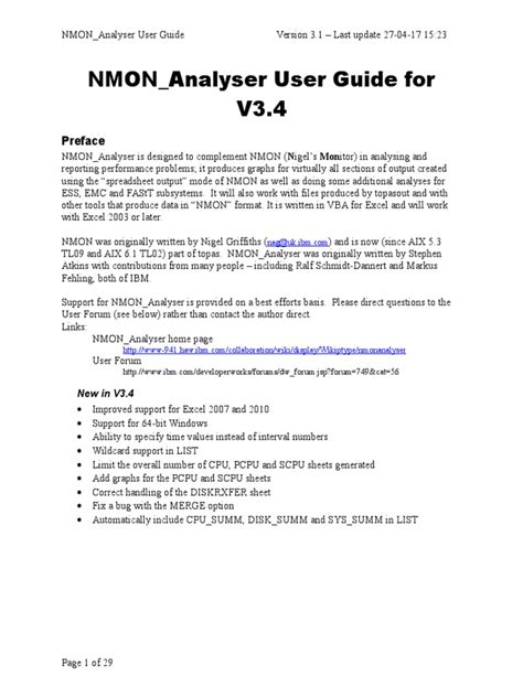 nmon analyser user guide v34 pdf central processing unit