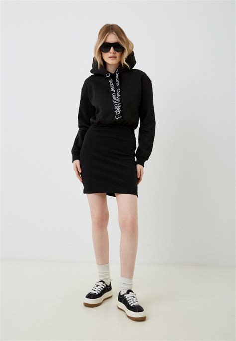 Платье Calvin Klein Jeans, цвет: черный, RTLACZ779901 — купить в ...
