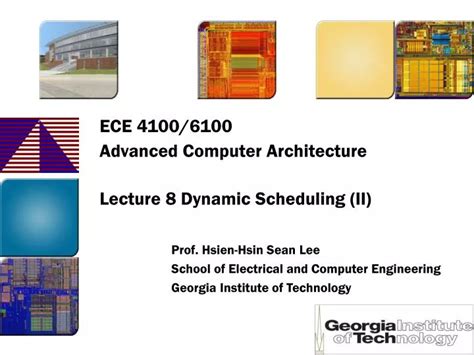 Ppt Ece 41006100 Advanced Computer Architecture Lecture 8 Dynamic Scheduling Ii Powerpoint