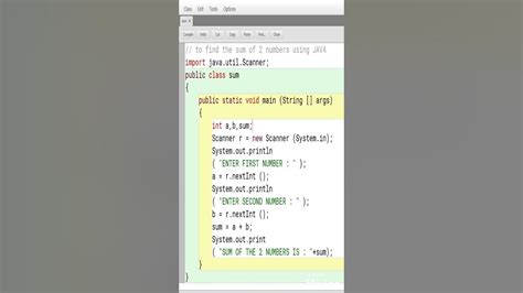 Add 2 Numbers In Java With User Input Sum Of 2 Numbers In Java Youtube