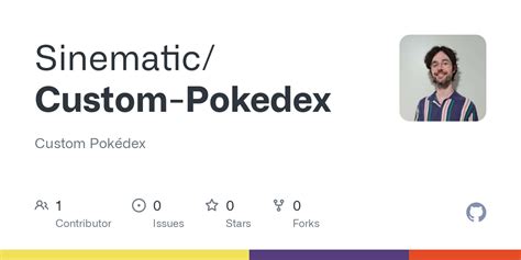 Github Sinematiccustom Pokedex Custom Pokédex