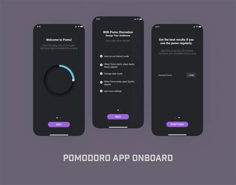Pomodoro App On Behance