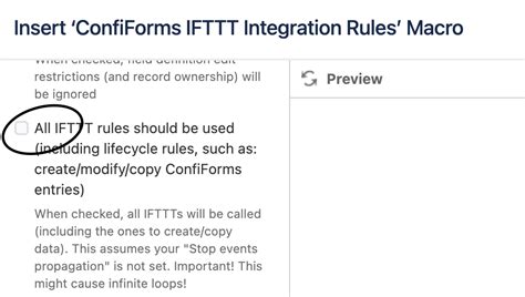 solved confiforms ifttt update by entry trigger on an
