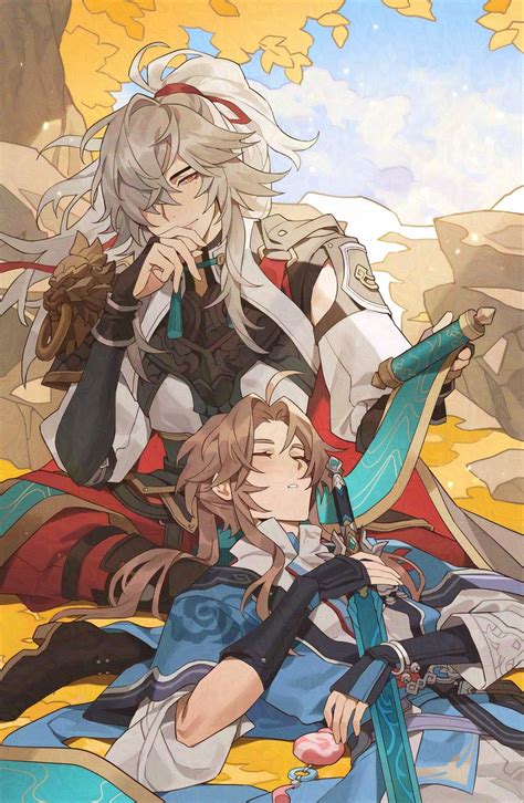 Image Tagged With Honkai Star Rail Jing Yuan Yanqing Tecchen On