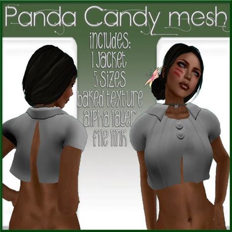 Second Life Marketplace Pc Mesh Jacket A Bag