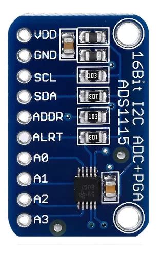 10x Conversor Analógico Digital Ads1115 16 Bits Adc Arduíno R 178 Em