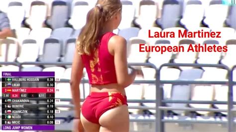 Laura Martinez Womens Long Jump Final European Athletes U18