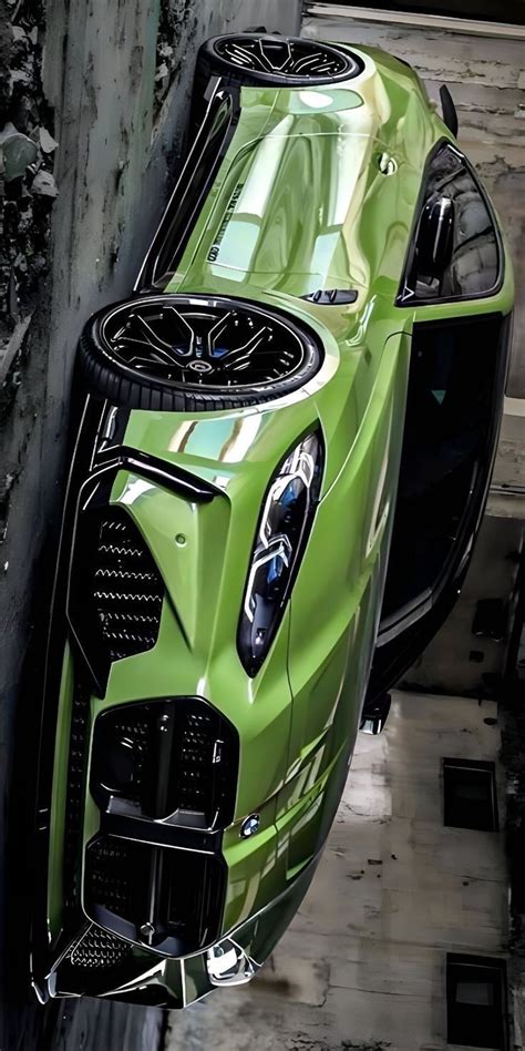 Green Sports Car Front End Exotic Luxury Bmw Car Mobil Eksotis Mobil Performa Tinggi Mobil