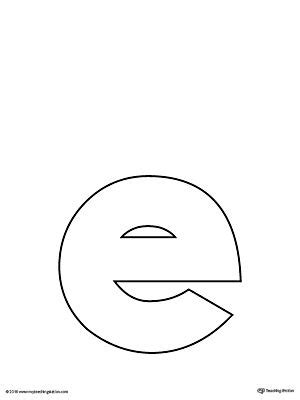 Fancy Lowercase E