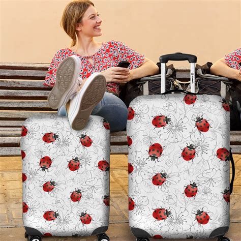 Ladybug Luggage Suitcase Cover Ladybird T Item Luggage Etsy