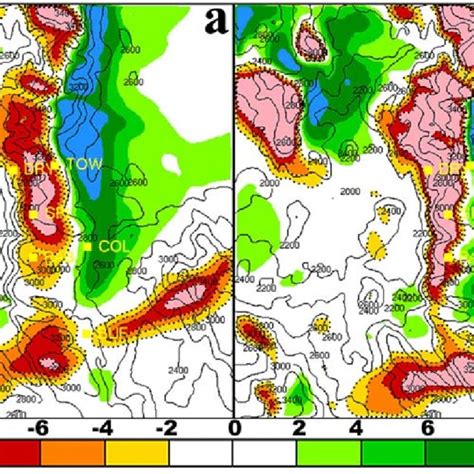 accumulated swe difference mm for an increase in ccn from 100 to 1900