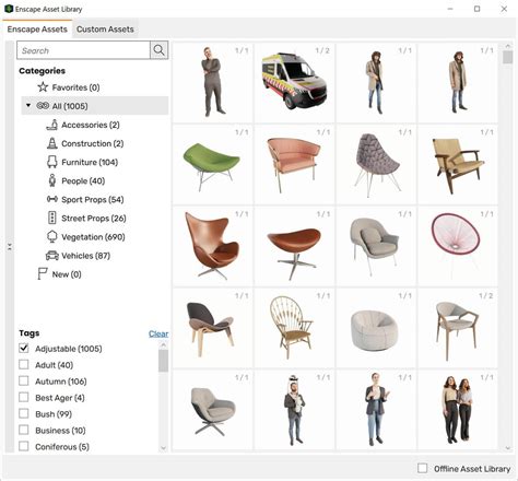 Best Practices The Enscape Asset Library Using 3d Models In Enscape