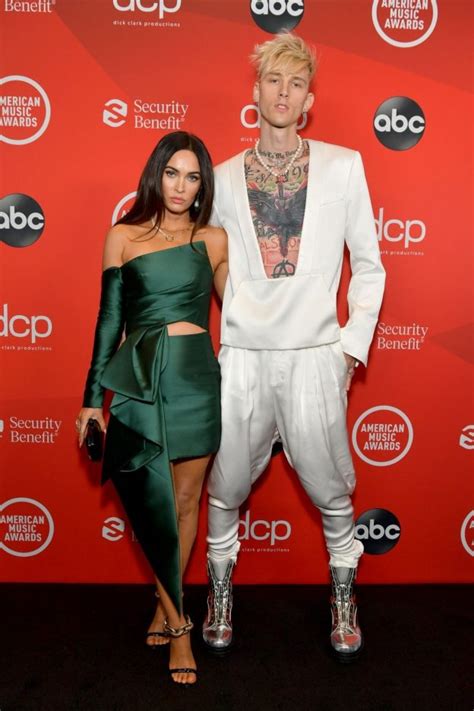 Megan Fox And Machine Gun Kelly Sexy At American Music Awards 2020 6 Photos The Fappening