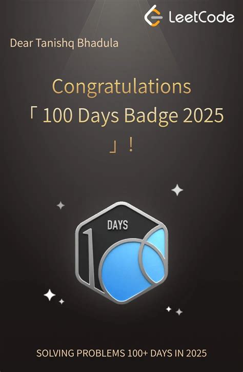 Leetcode 100daystreak Techjourney Problemsolving Growthmindset
