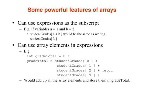 Ppt Computer Science I Arrays Professor Evan Korth New York University Powerpoint