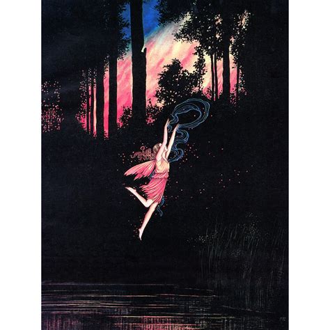 Fairy Card Fire Faerie Spark Sprite Fae Notecard Ida Rentoul Outhwaite Etsy