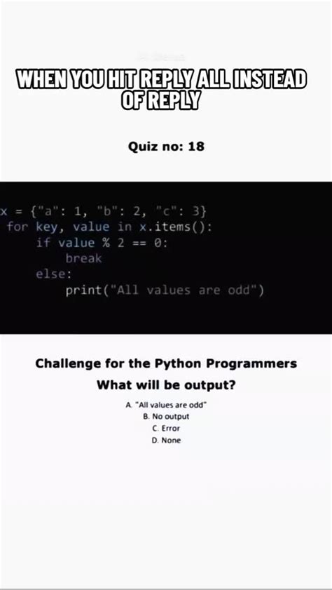 Python Quiz Time 🤔 Can You Crack This Python Challenge Heres The