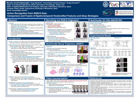 Pdf Action Recognition From Rgb D Data Comparison And Fusion Of Spatio Temporal Handcrafted