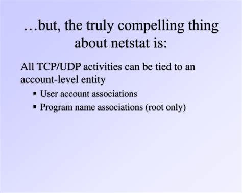 ppt deriving risk events through the analysis of distributed netstat
