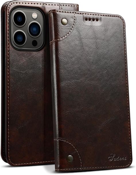 Kself 2 In 1 Pu Leather For Iphone 16 Pro Max Case
